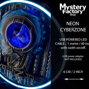 NEON Cyberpunk LAMP Gamer Decor Sci-fi Wall Art - Etsy