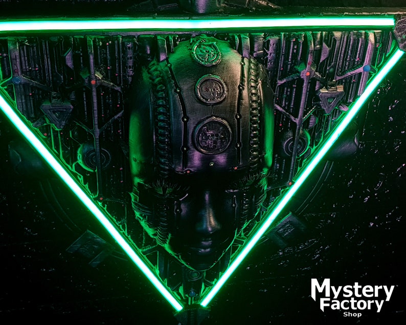 NEON Cyberpunk LAMP Cybergirl Led Gamer Decor Sci-fi | Etsy