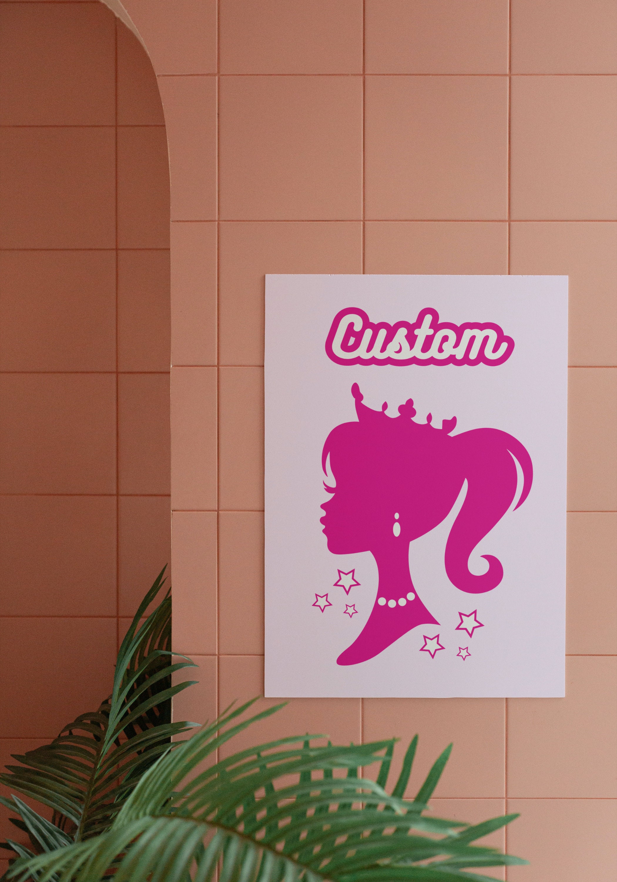 Custom Barbie Printable Art Poster Girl Bachelorette Preppy - Etsy
