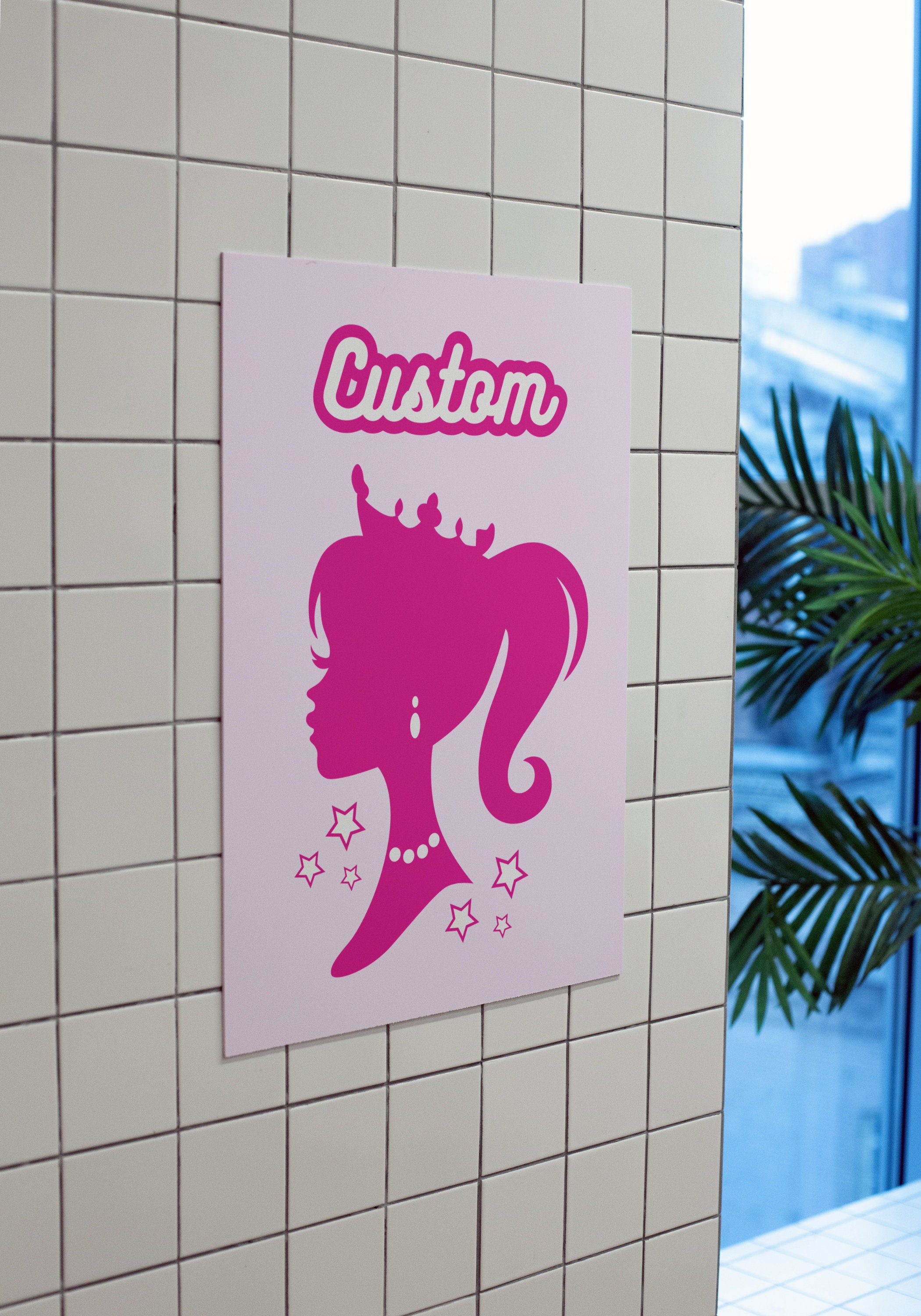Custom Barbie Printable Art Poster Girl Bachelorette Preppy - Etsy