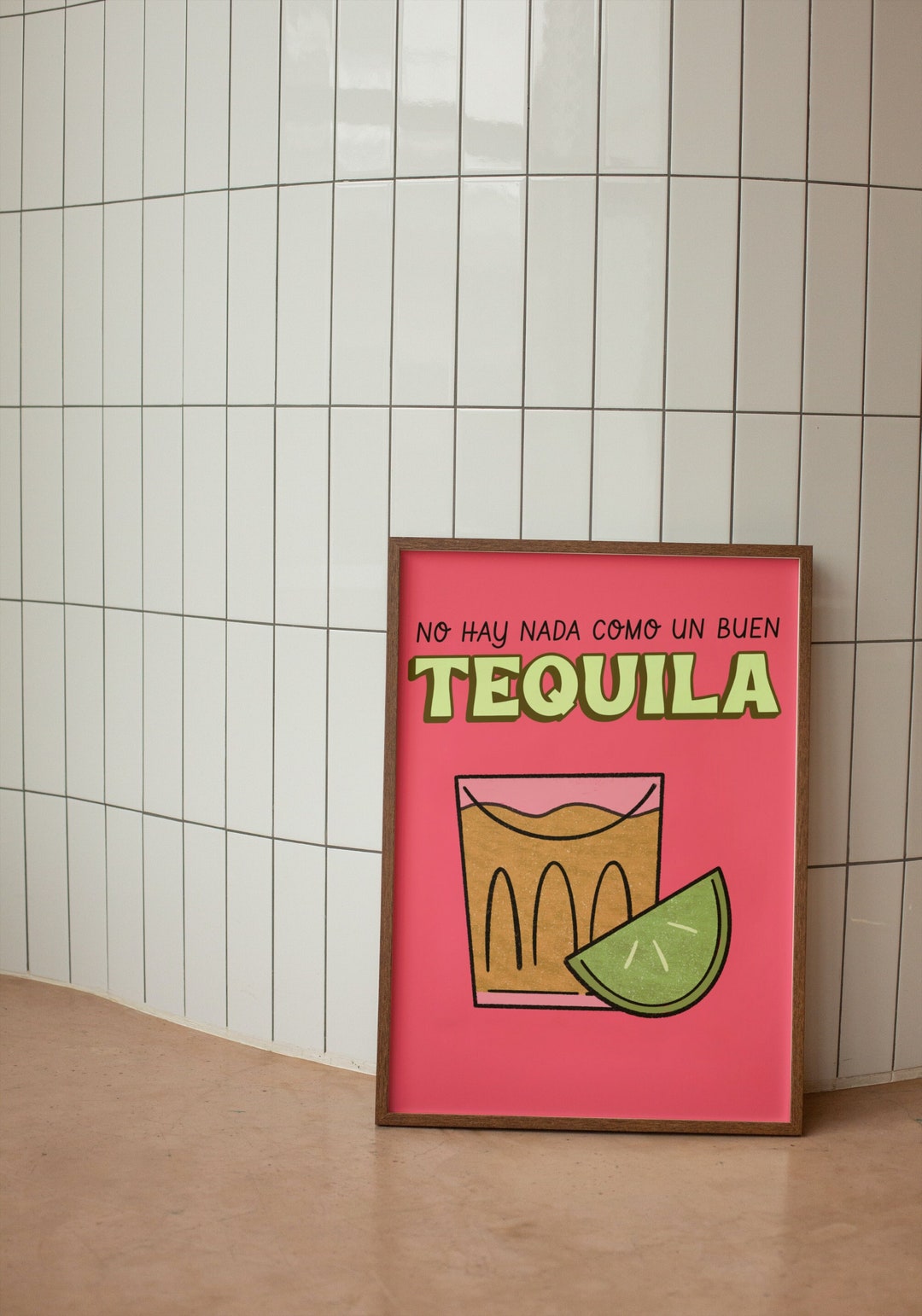 Tequila Poster Bar Cart Art Tequila Wall Art Tequila Digital Print ...
