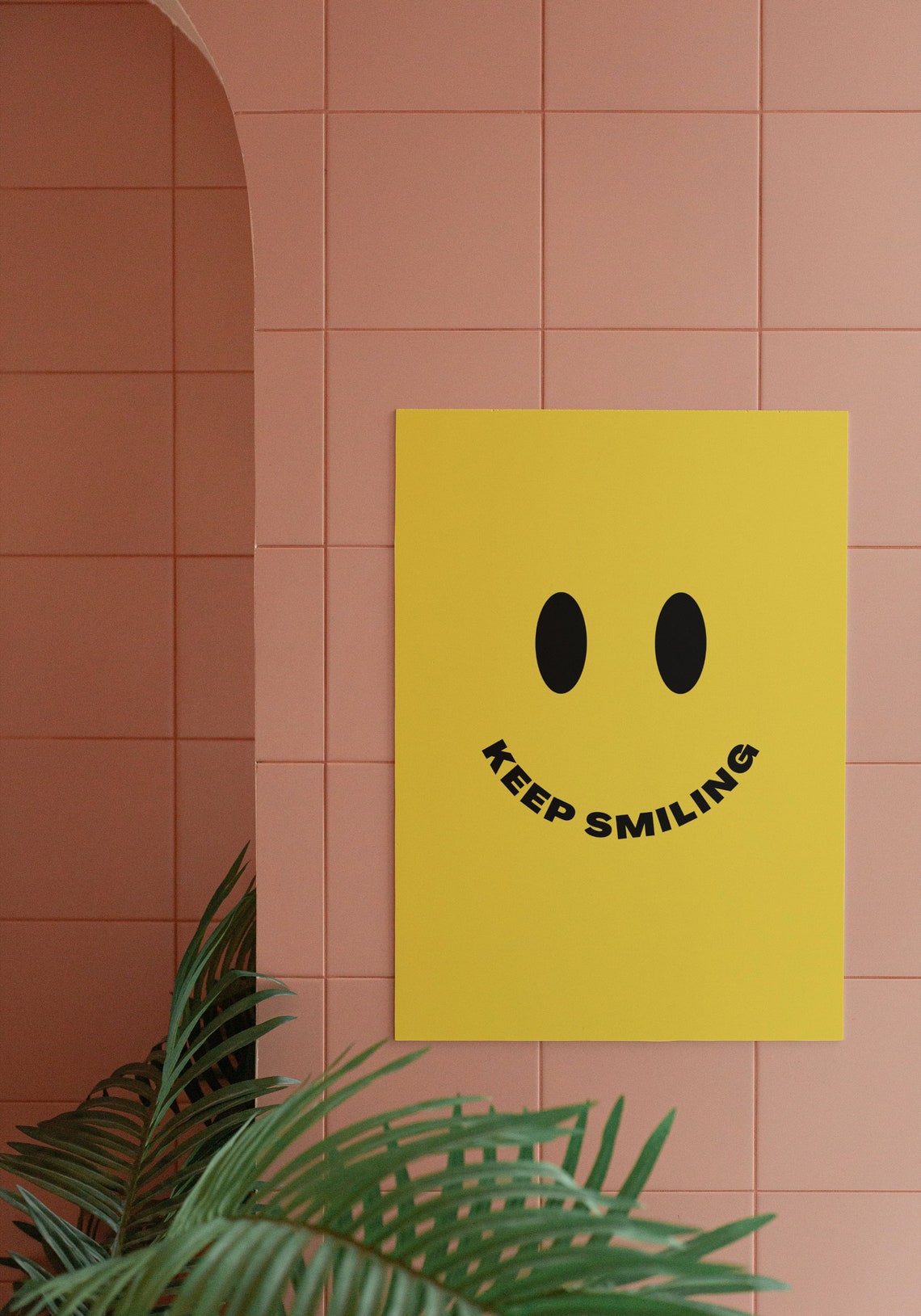 Keep Smiling Digital Print Smiley Print Happy Mood Poster Trendy Smiley ...