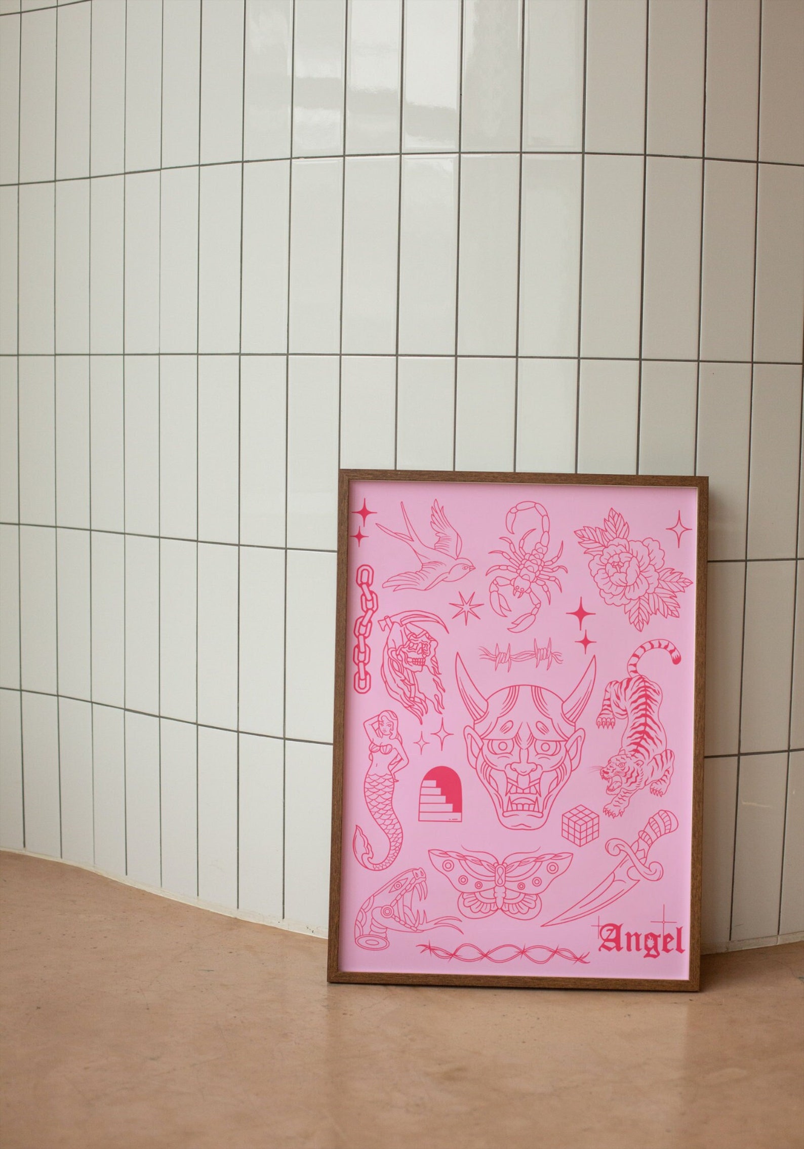 Tattoo Old School Digital Print, Tattoo Sketches Poster, Tattoo Flash ...