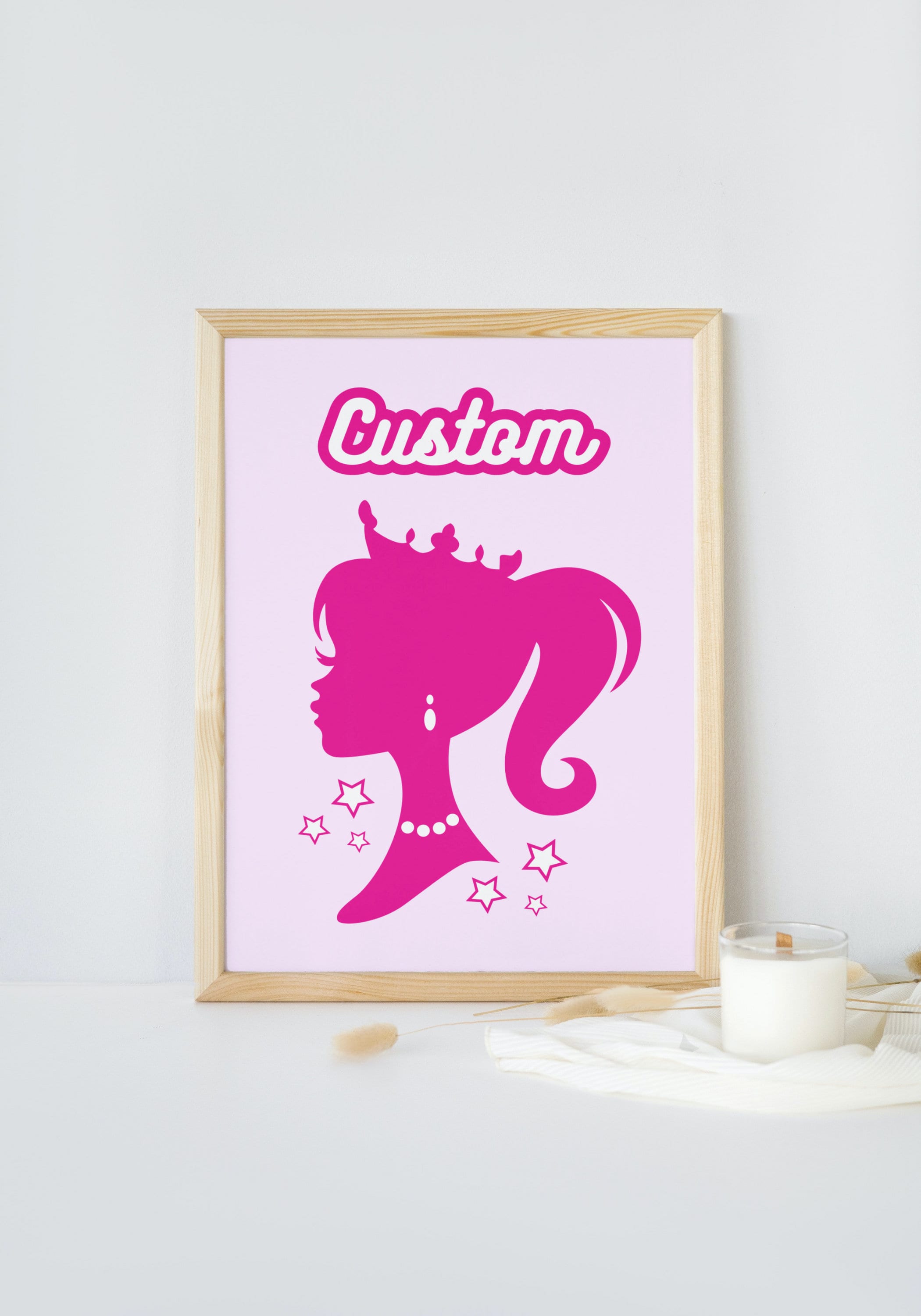 Custom Barbie Printable Art Poster Girl Bachelorette Preppy - Etsy