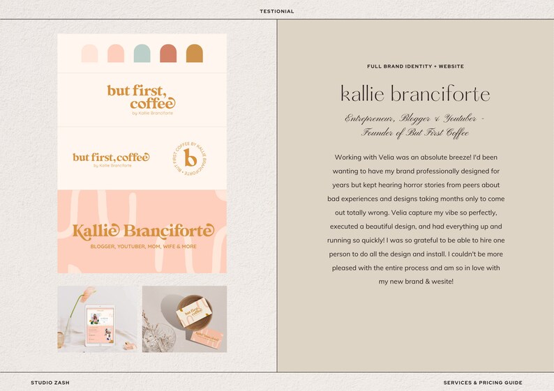 Custom Minimal Business Logo Design for Coach Blog - Etsy