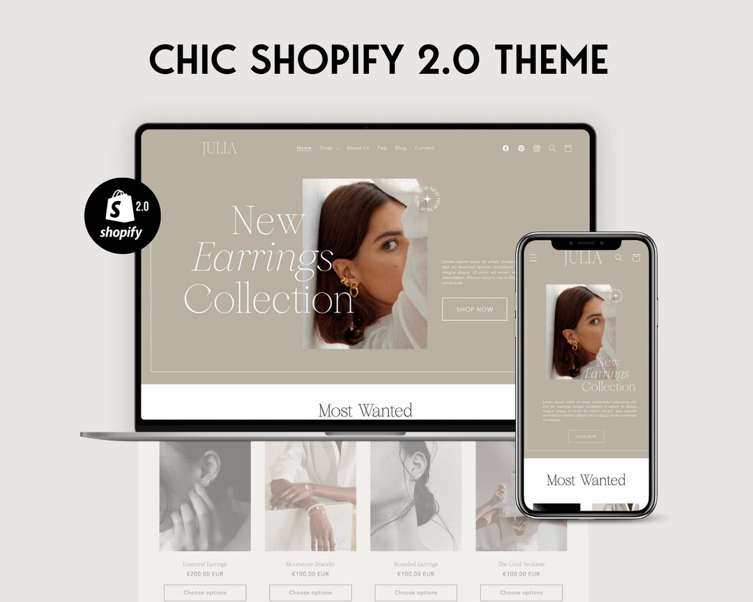 Shopify Theme Boutique, Luxury Shopify Theme Store, Shopify Website ...