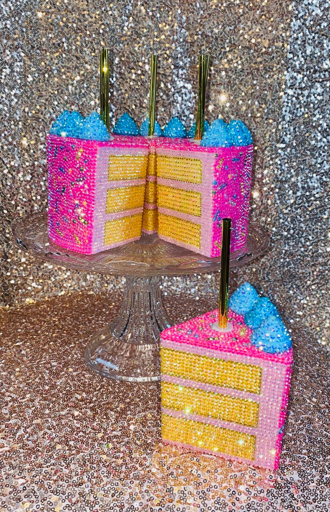 Bedazzled Cake Cups - Etsy