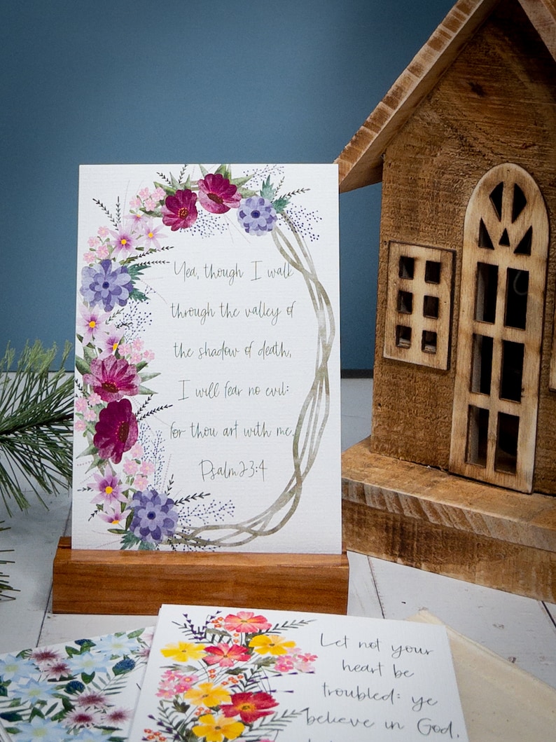 Comfort Scripture Cards Bible Verse Cards for Grief Sympathy - Etsy
