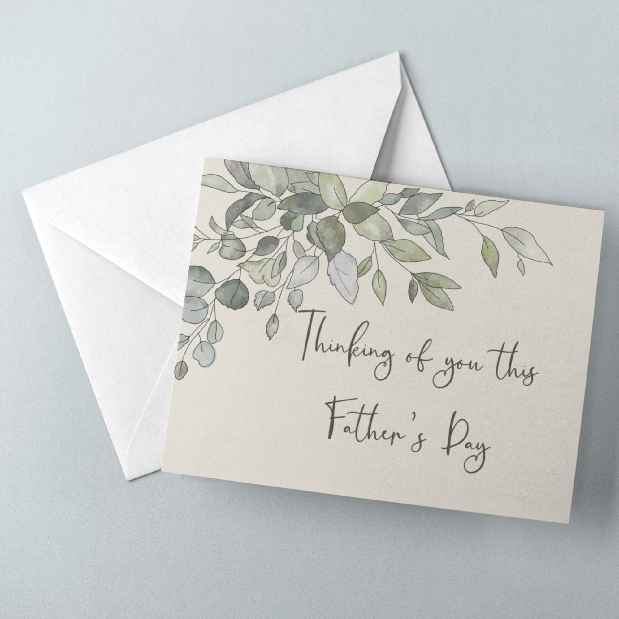 Thinking of You Father's Day Card Sympathy Father's - Etsy