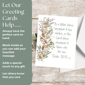 Psalm 103:13 Father’s Day Card | Christian Bible Verse Card for Dad ...