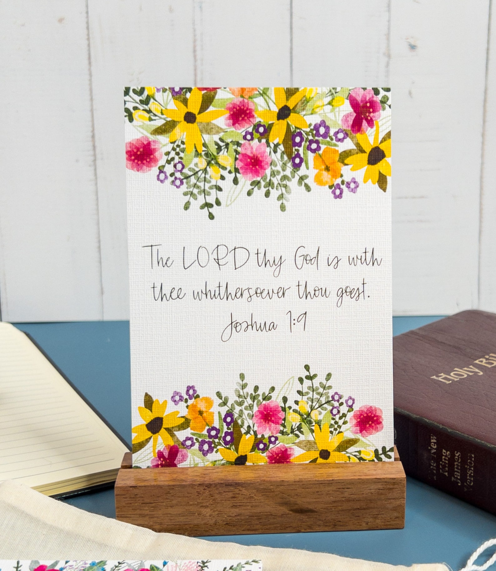 Set 1 Scripture Cards With Holder, God's Promises, Memorize Scripture ...