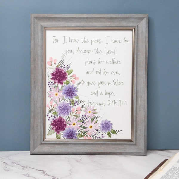 For I Know the Plans - Etsy