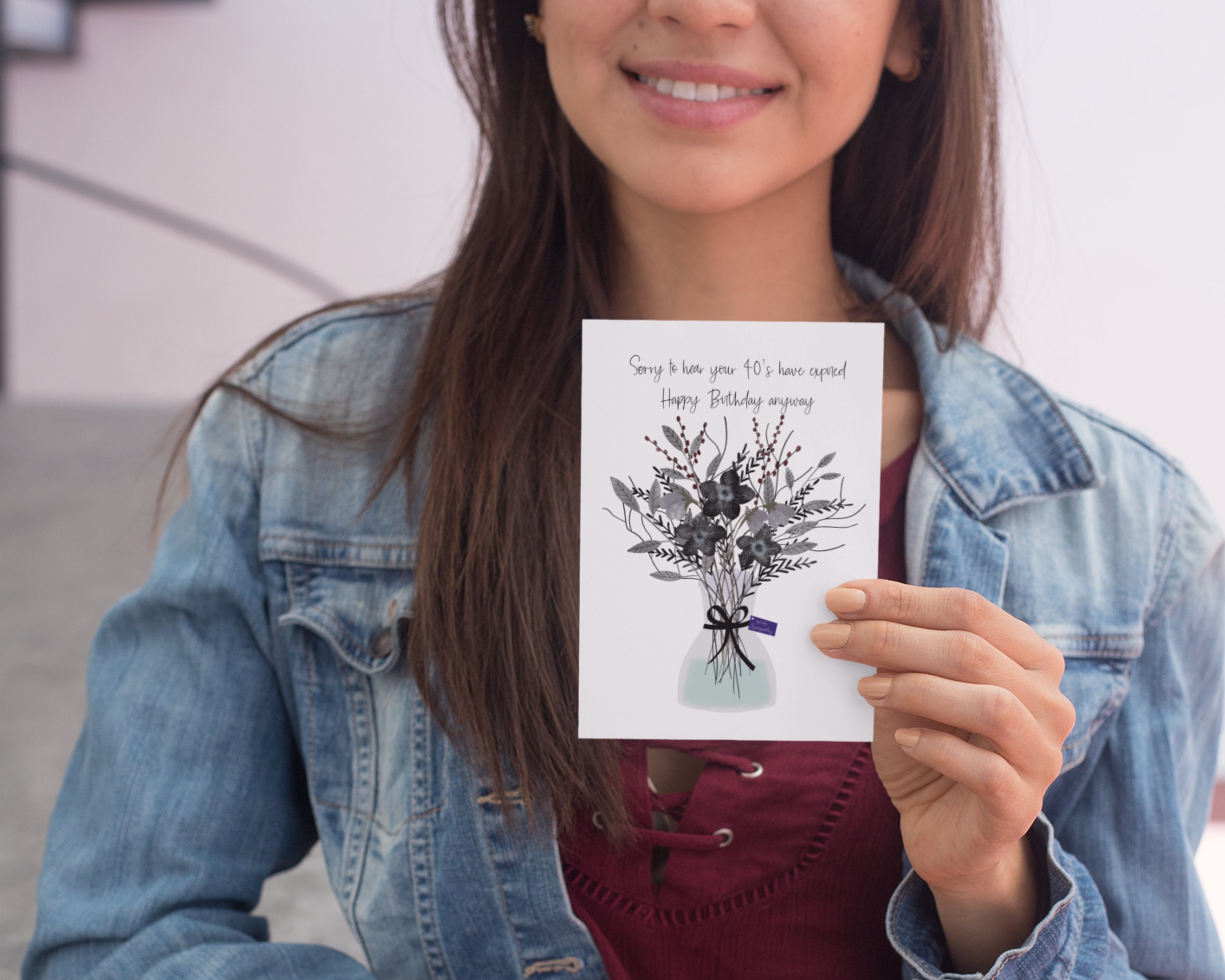 Funny Milestone Birthday Card, Expired Birthday Card, Over the Hill ...