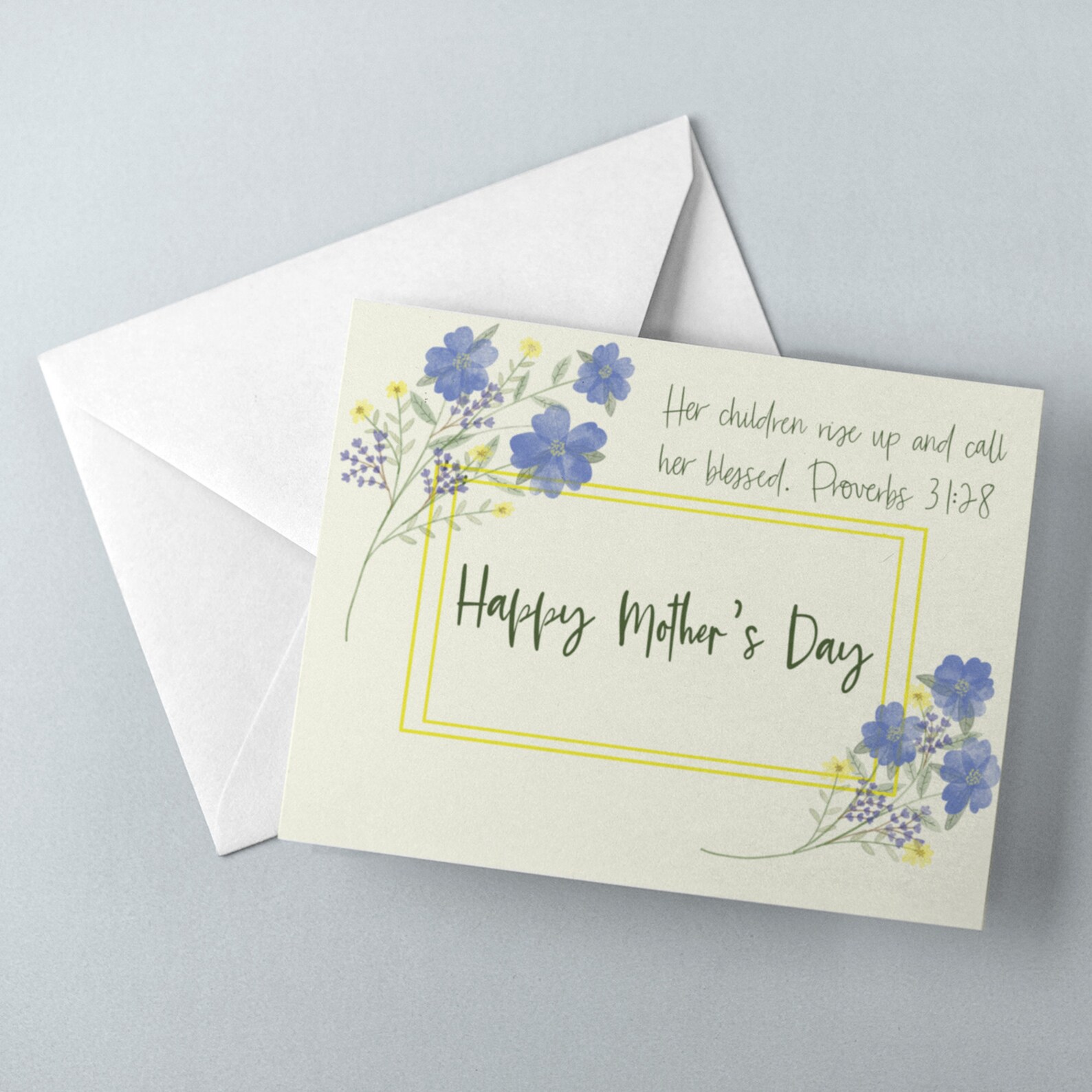 Happy Mother's Day Proverbs 31 Card Mother's Day - Etsy