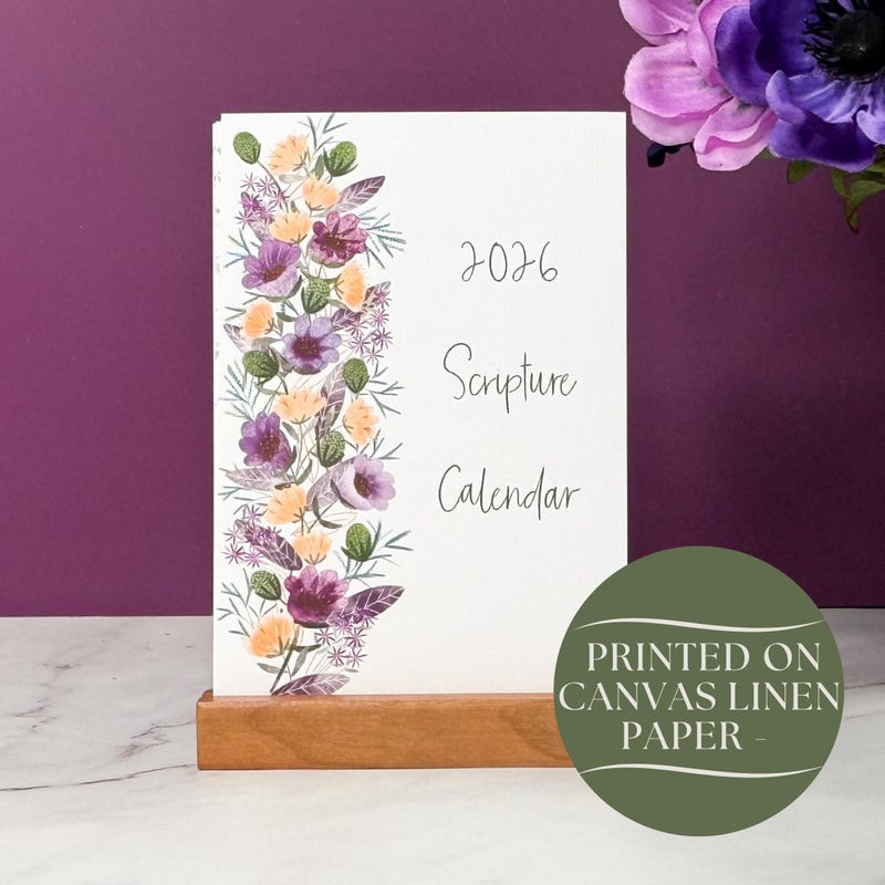 Bible Desktop Calendar - Etsy