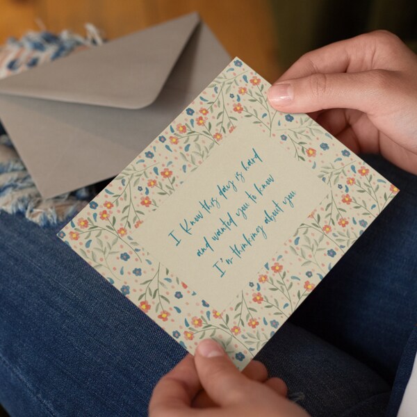 Thinking of You on Difficult Day - Etsy