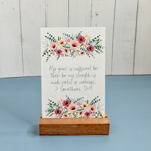 Scripture Cards With Holder, God's Promises, Month of Scripture Verses ...