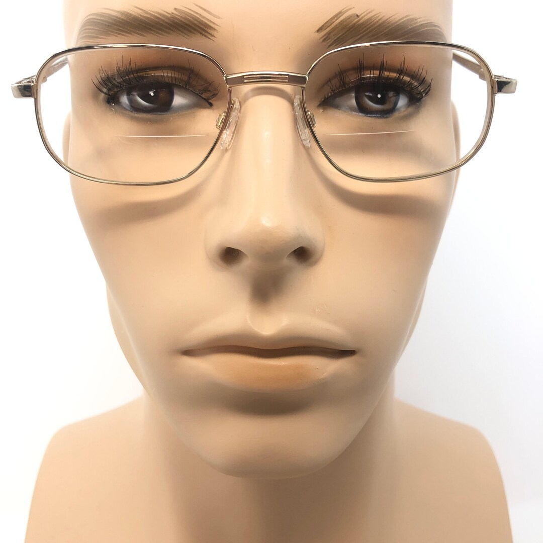 Vintage Oval Eyeglasses Specsavers Jordan Glasses Frame Gold Used ...