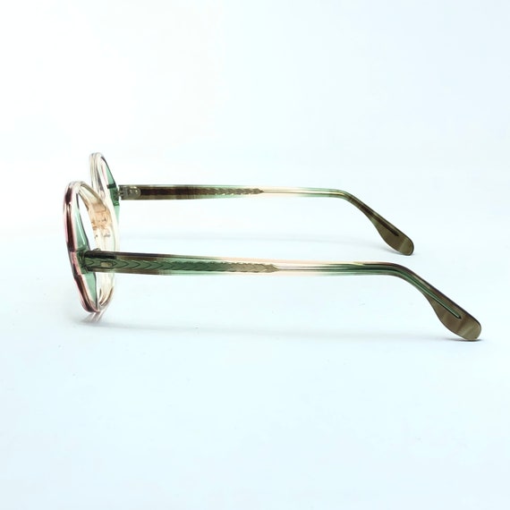 Vintage Optima Eyeglasses Glasses Frame Brown Clear U… - Gem