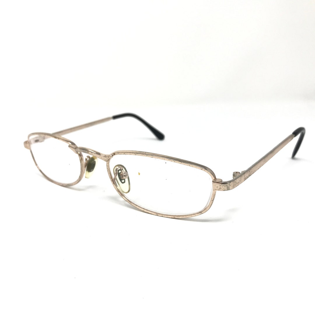 Vintage Gold Oval Eyeglasses Glasses Frames Eyeglasses Frame - Etsy