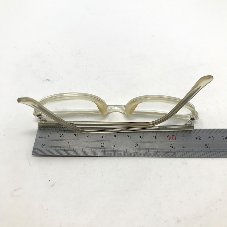 Vintage Half Moon Eyeglasses Glasses Frames Clear Oval Eyeglasses Frame ...