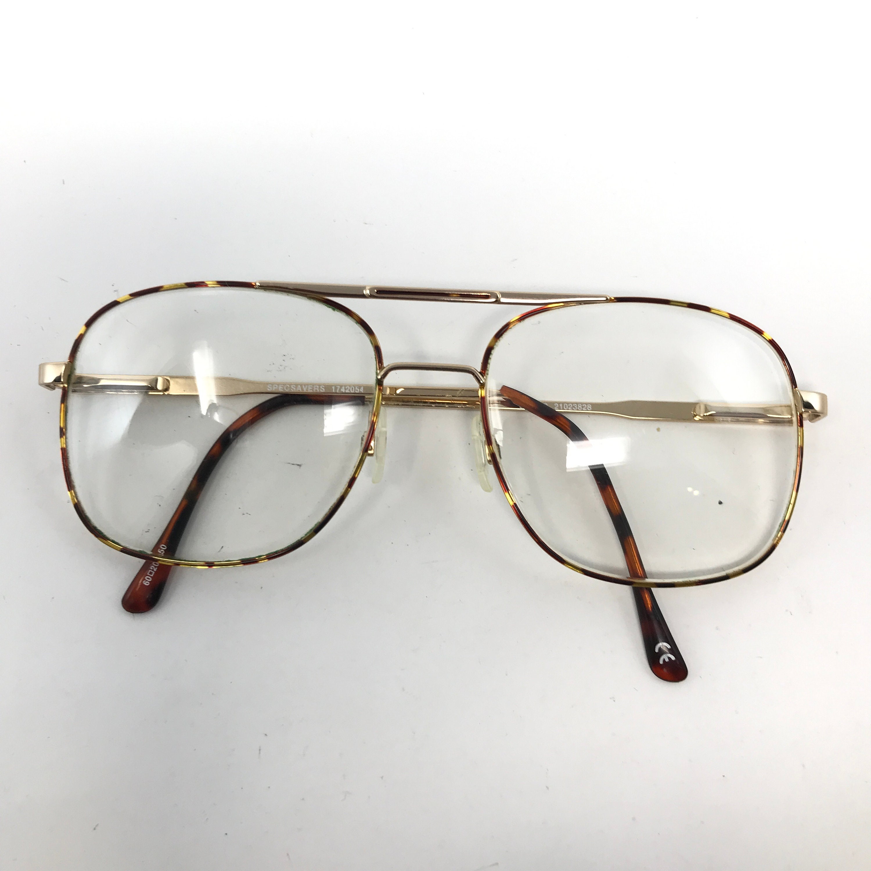 Vintage Specsavers Duke 2 Eyeglasses Glasses Frames Gold Pilot Glasses ...