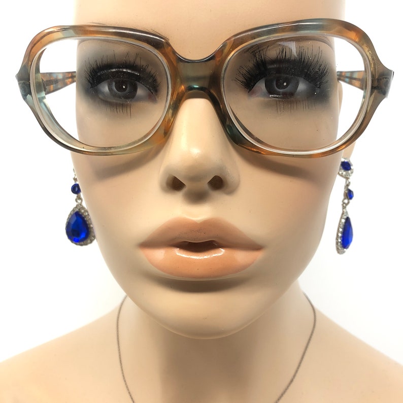 Vintage Horn Rimmed Eyeglasses Glasses Premiere Frame Brown Tortoise Thick Used Eyeglass Frames ...