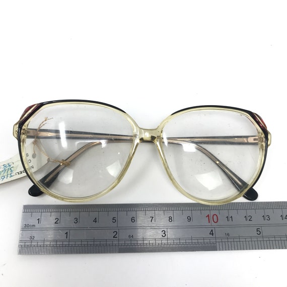 Vintage Ladies Square Eyeglasses Glasses Frames Clear… - Gem