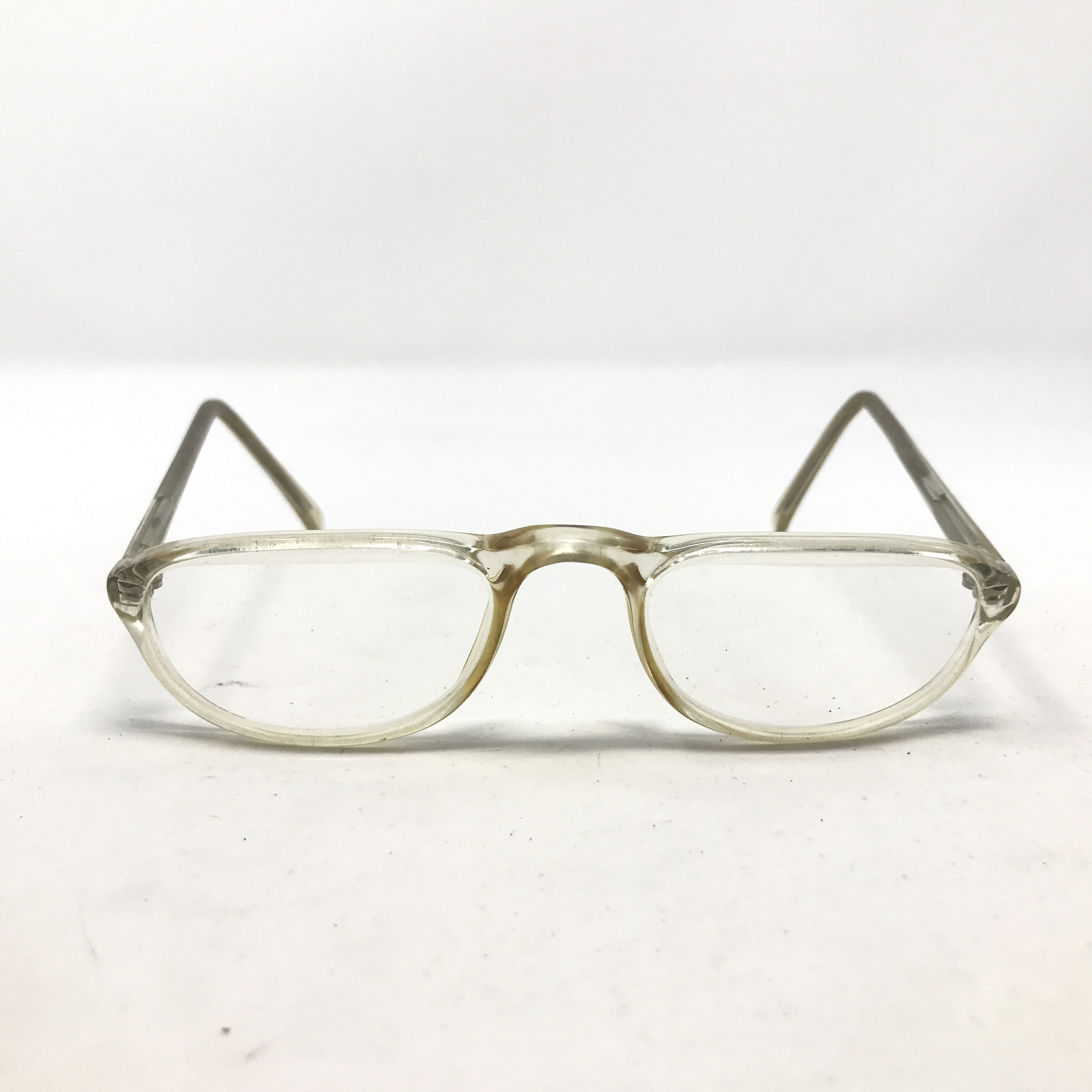 Vintage Half Moon Eyeglasses Glasses Frames Clear Oval Eyeglasses Frame ...