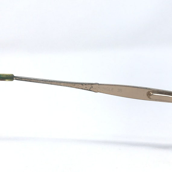 Vintage Pringle 35 Eyeglasses Glasses Frame Bronze Ro… - Gem