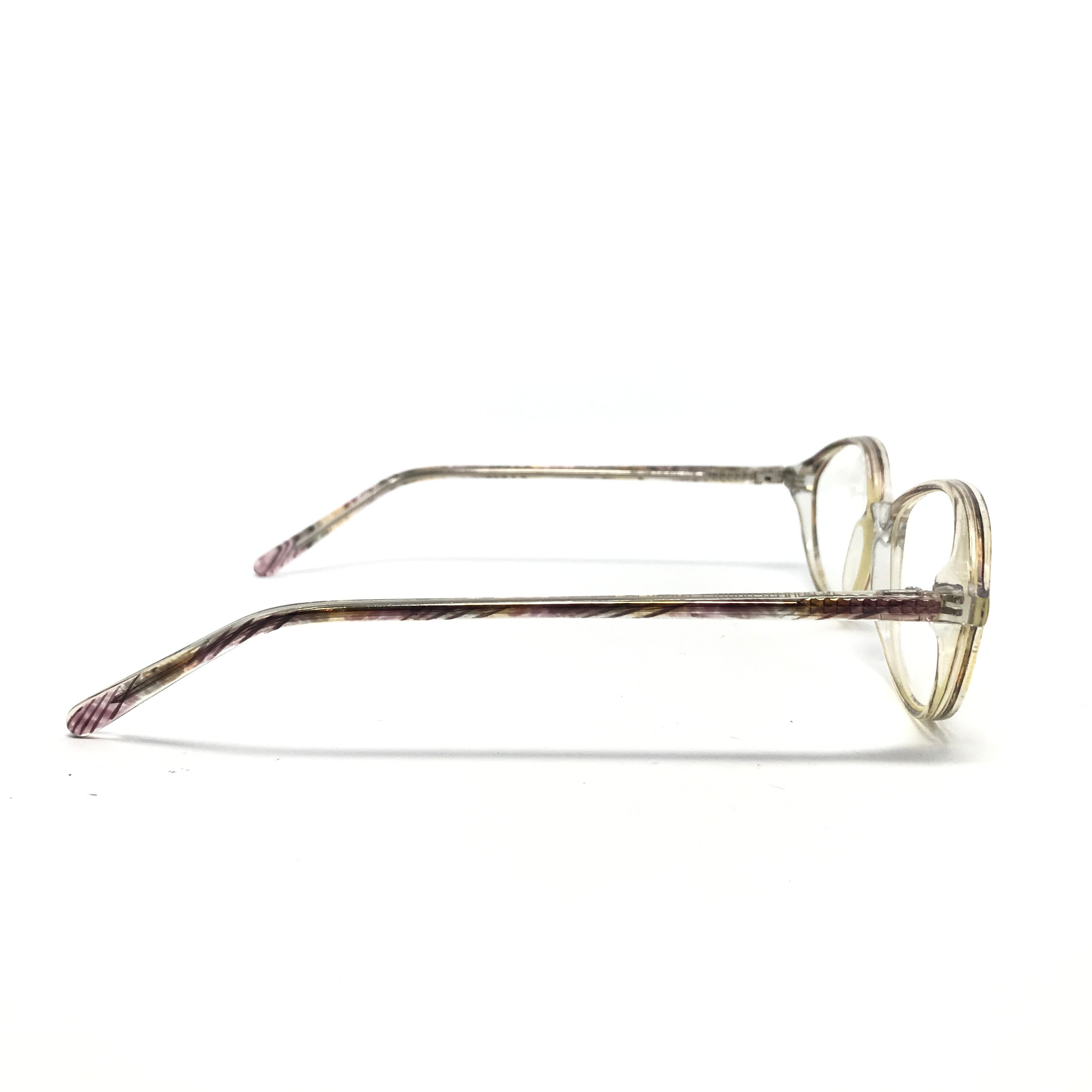 Vintage Zodiac Lorna Eyeglasses Glasses Frames Purple Oval Eyeglasses ...