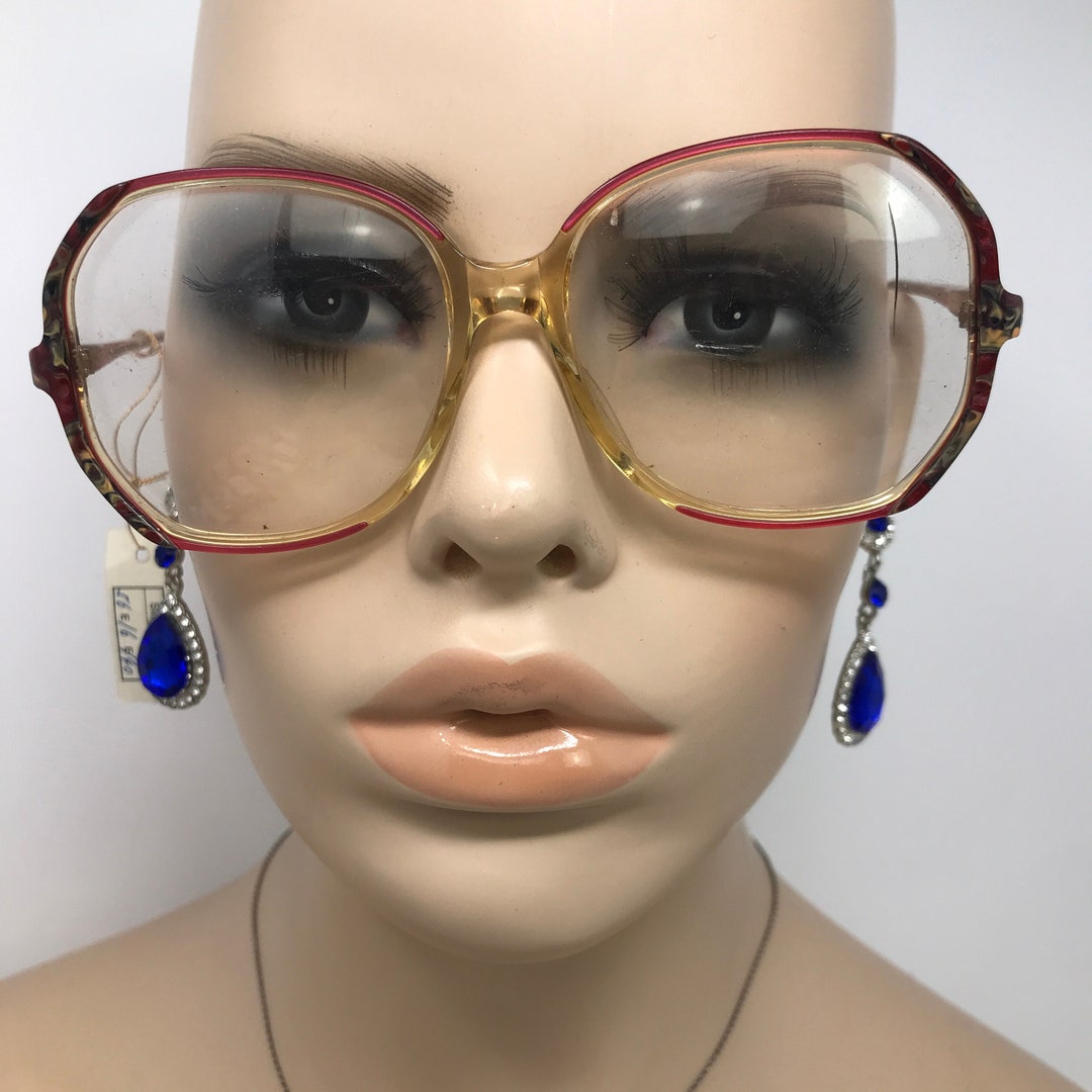 Vintage Square Eyeglasses Glasses Frames Pink Square Eyeglasses Frame ...