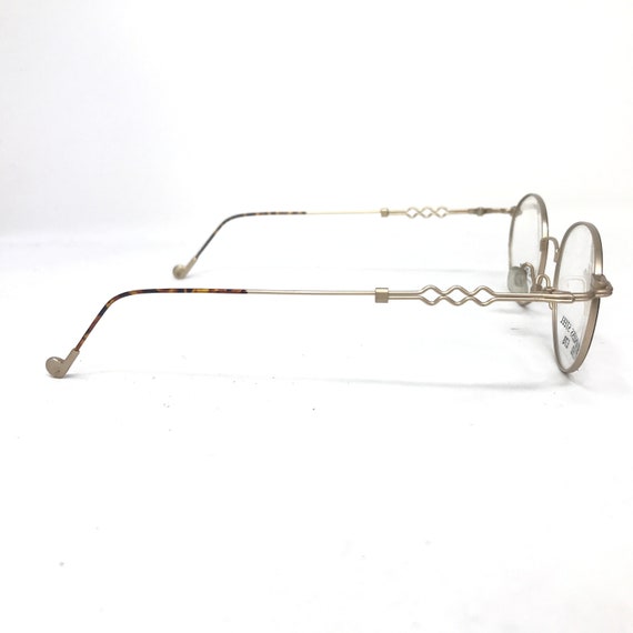 Vintage David Asher Eyeglasses Glasses Frame Gold Bro… - Gem