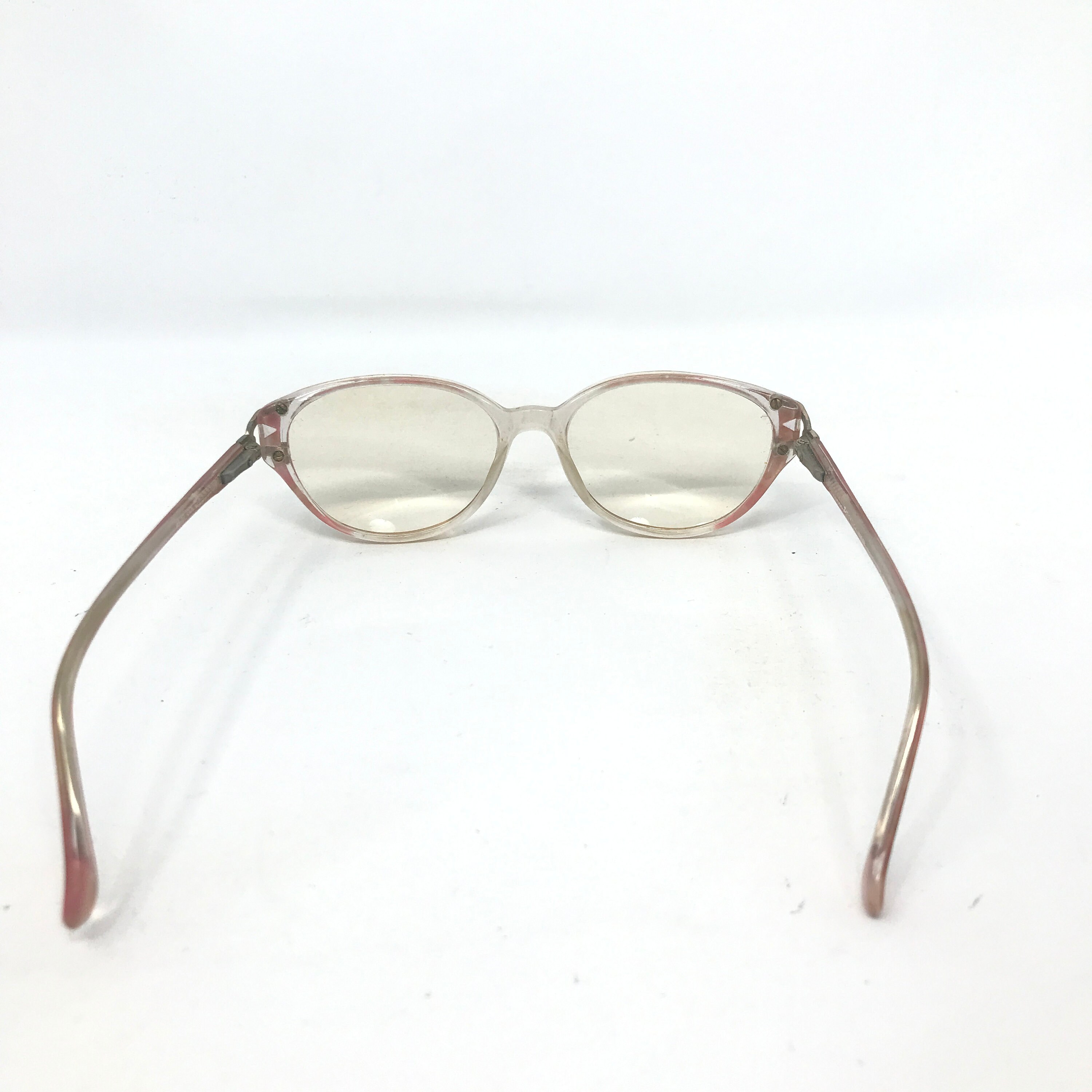 Vintage Zen Optical Marion Eyeglasses Glasses Frame Pink Oval Used ...