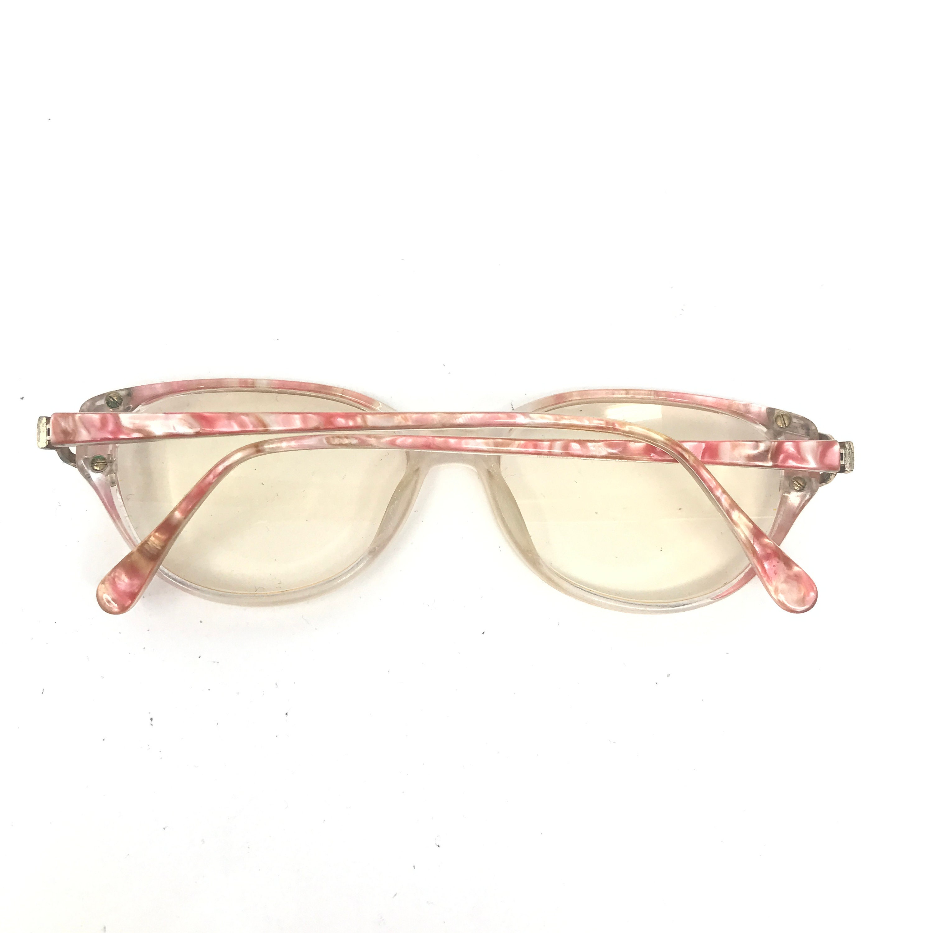 Vintage Zen Optical Marion Eyeglasses Glasses Frame Pink Oval Used ...