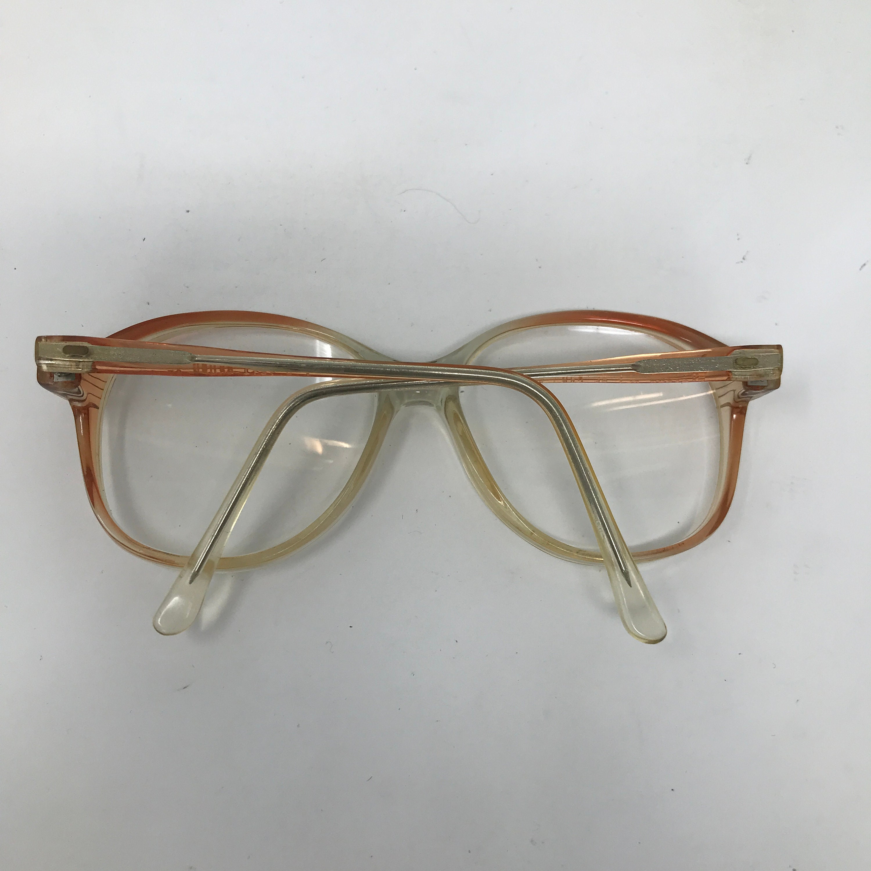 Vintage L. Stone Eyeglasses Glasses Frame Orange Square Used - Etsy