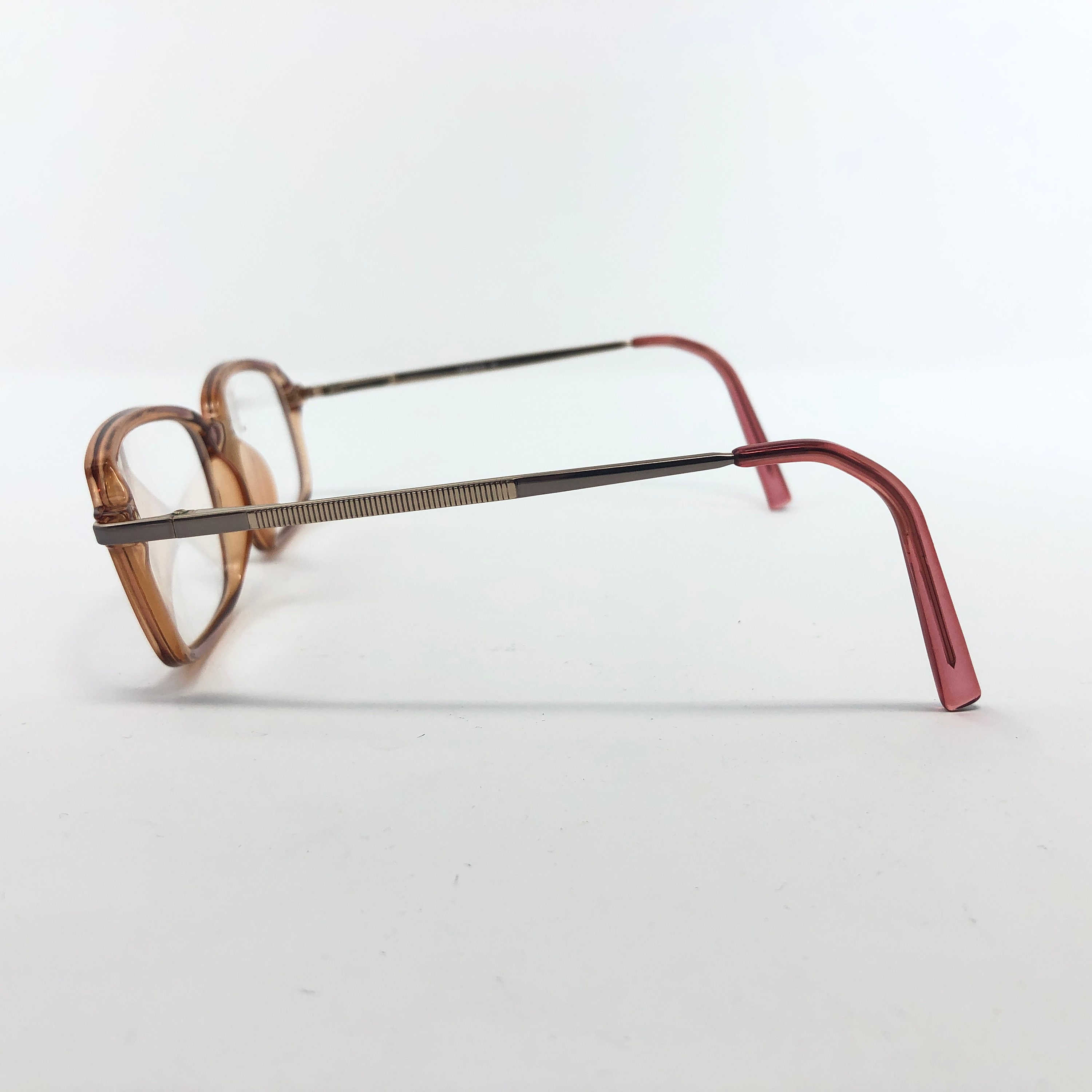 Vintage D&A Colonel Eyeglasses Glasses Frames Brown Square Eyeglasses ...