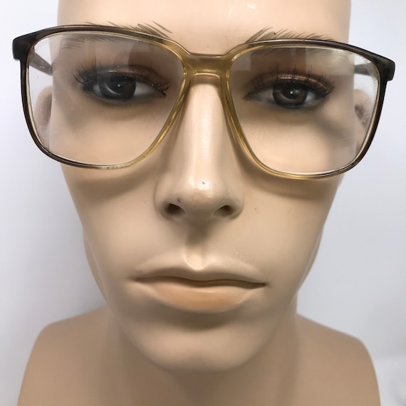 Vintage President Eyeglasses Glasses Frames Brown Squ… - Gem