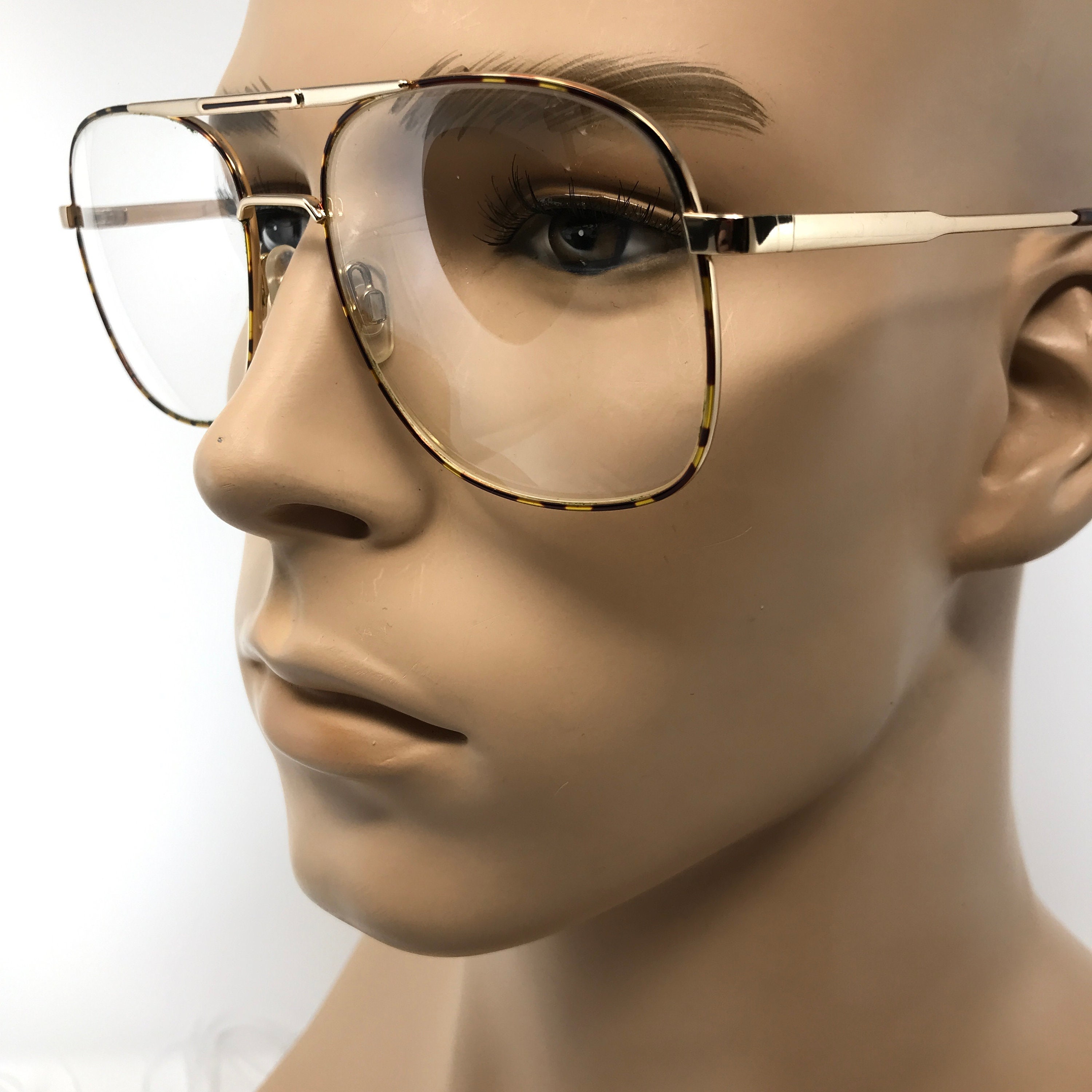 Vintage Specsavers Duke 2 Eyeglasses Glasses Frames Gold Pilot Glasses ...