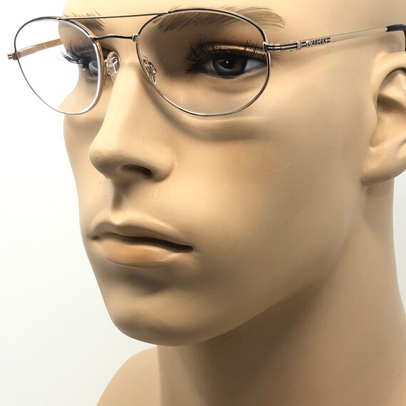 Vintage Jaeger Mod. 056 Eyeglasses Glasses Frame Gold… - Gem