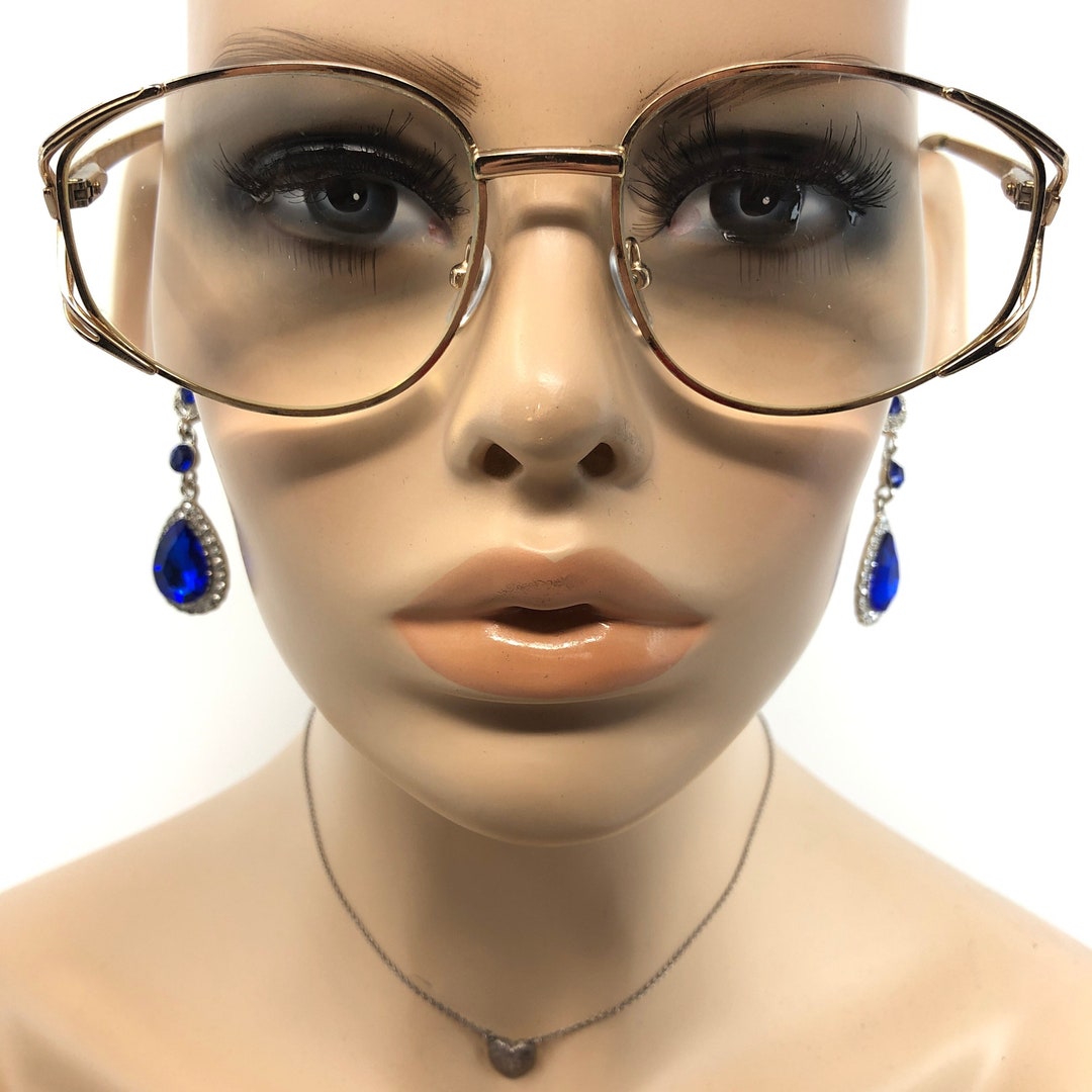 Vintage Mayfair Mod 128 Eyeglasses Glasses Frames Gold Oval Eyeglasses ...