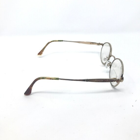 Vintage Pringle 35 Eyeglasses Glasses Frame Bronze Ro… - Gem