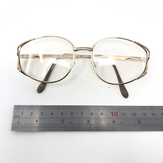 Vintage Mayfair Mod 128 Eyeglasses Glasses Frames Gol… - Gem
