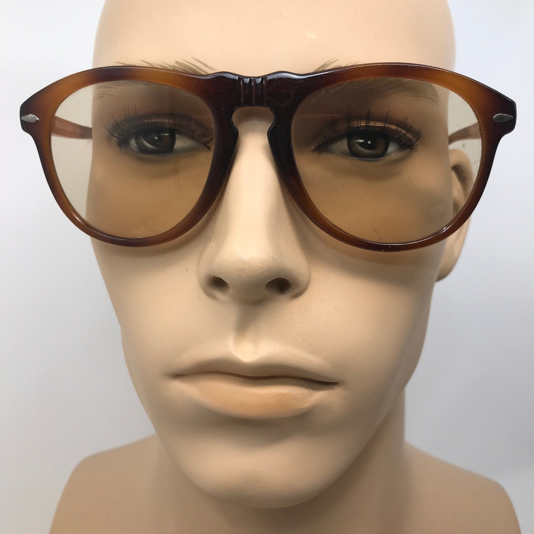 Vintage Mauritius Eyeglasses Glasses Frame Brown Keyhole Bridge Used ...