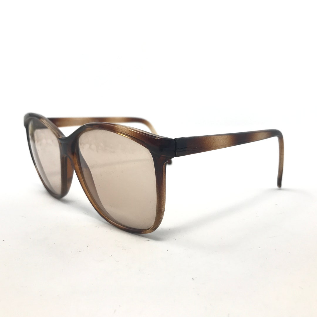 Vintage Mauritius Eyeglasses Glasses Frames Brown Tortoise Oversize ...