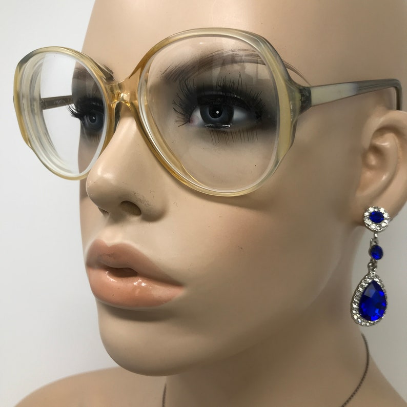 Vintage Janis Eyeglasses Glasses Frames Clear Square Eyeglasses Frame ...