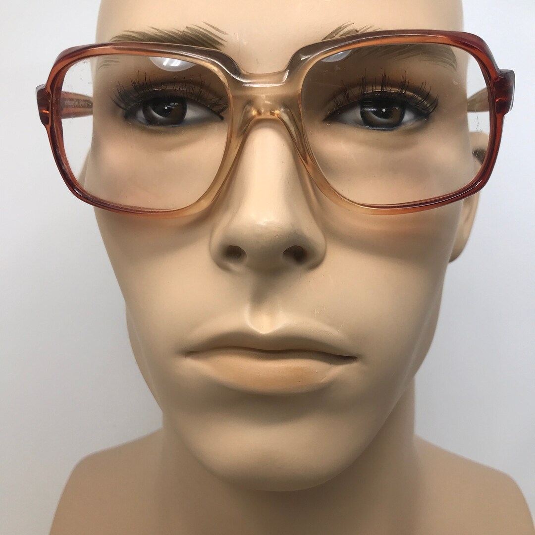 Vintage Geek Eyeglasses Specsavers CK2007 Glasses Frame Brown Gradient ...