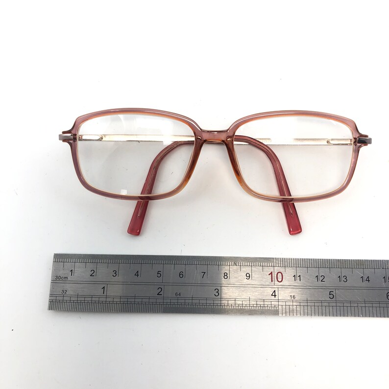 Vintage D&A Colonel Eyeglasses Glasses Frames Brown Square Eyeglasses ...