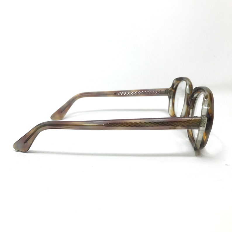 Vintage Hadley Zina Eyeglasses Glasses Frame Brown Thick Horn - Etsy