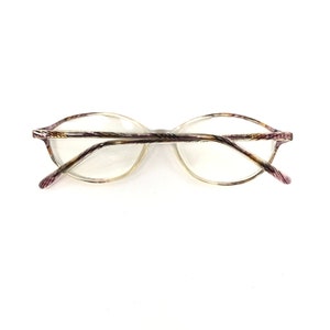 Vintage Zodiac Lorna Eyeglasses Glasses Frames Purple Oval Eyeglasses ...